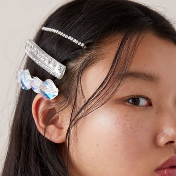 Zara | Accessories | Zara Pack Of Jewel Hair Clips | Poshmark